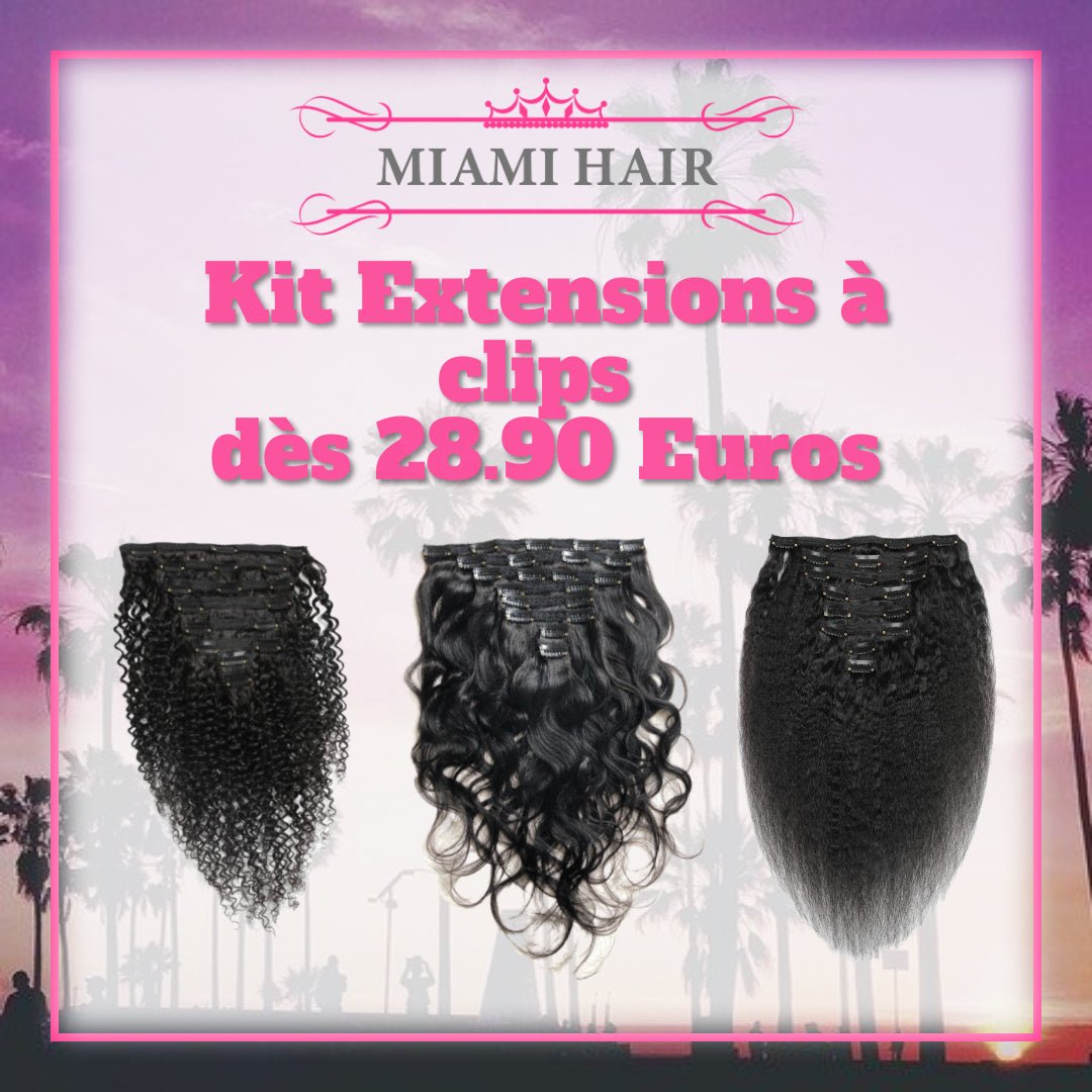 Comment poser des extensions à clips – Miami Hair Shop