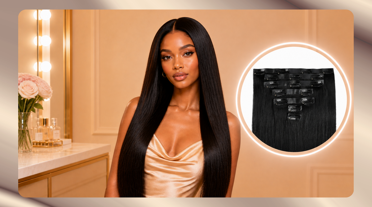 Invisiclips - Invisible clip extensions – Miami Hair Shop