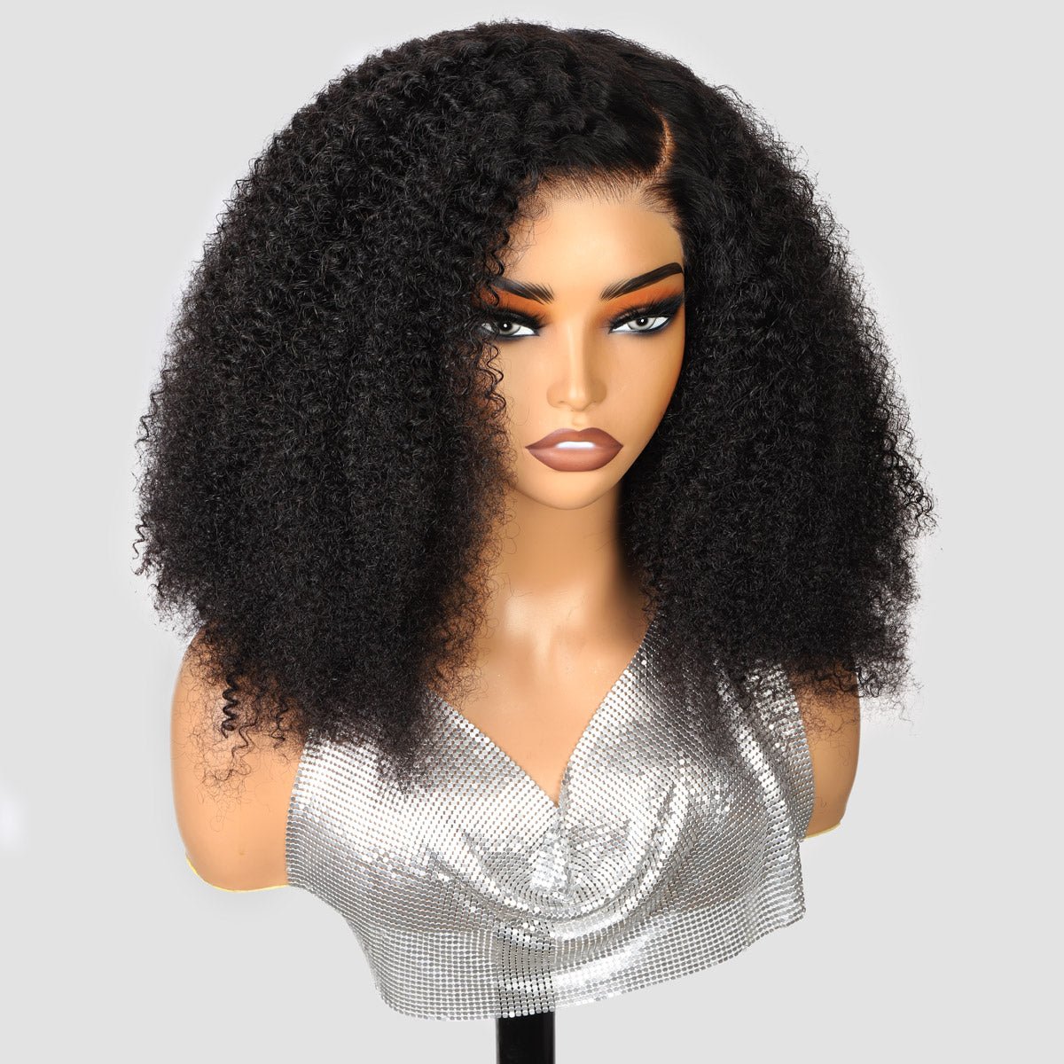 5x5 HD Lace Closure Wig Kinky Curly without glue – Miami Hair Shop