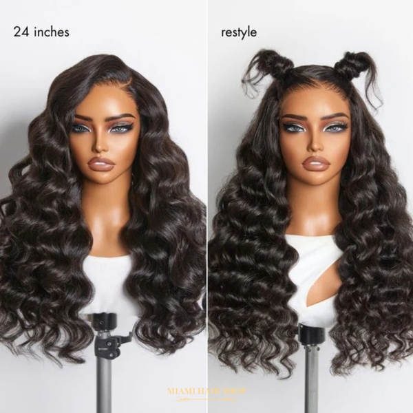 Perruque 7x6 Deep Curly - Sans Colle - Taille Unique Ajustable – Miami ...