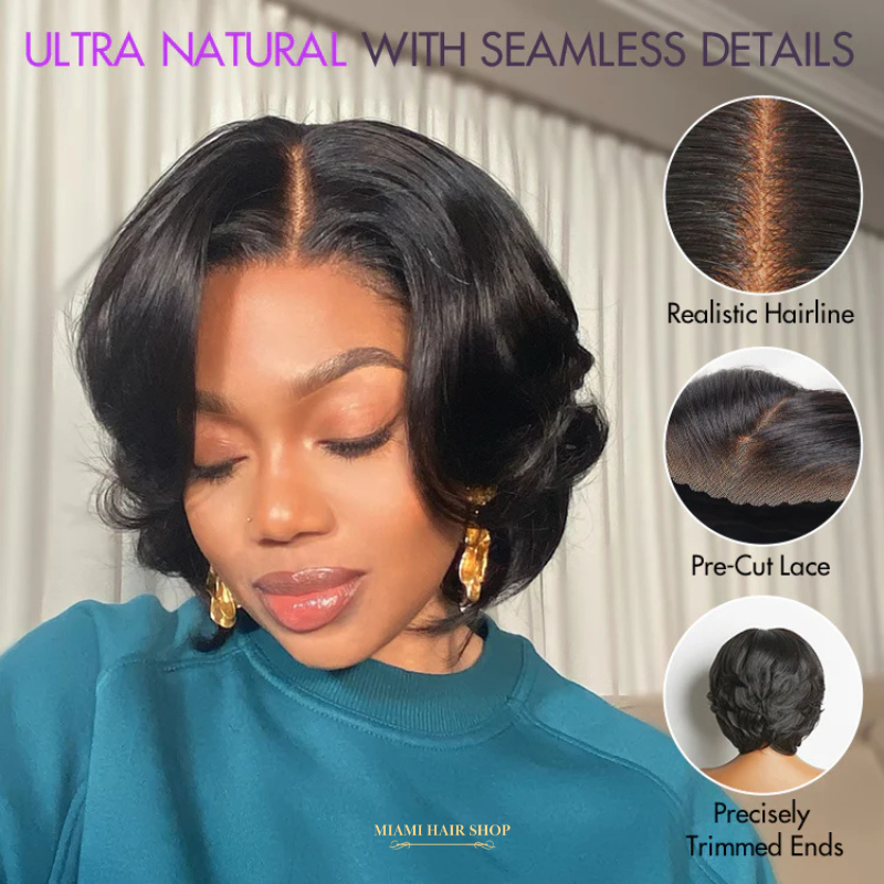 Wig "ready-to-wear" natural hair boho wig front lace 13x4 "| steep ...