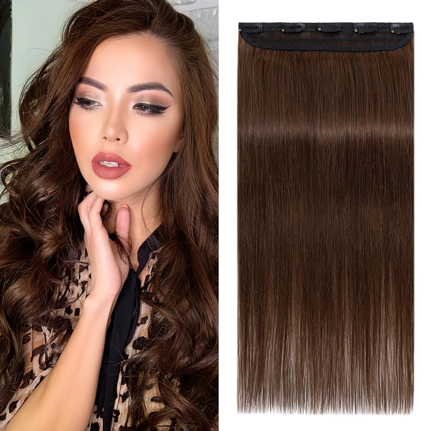 Mono strip Straight Straight Clip Extension – Miami Hair Shop