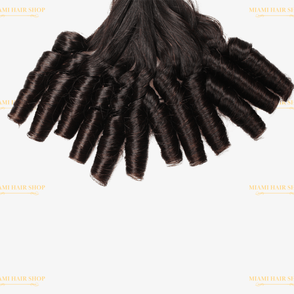 3 Paquets de Tissage Double Drawn Cheveux Vierge Human Hair - Spiral C ...