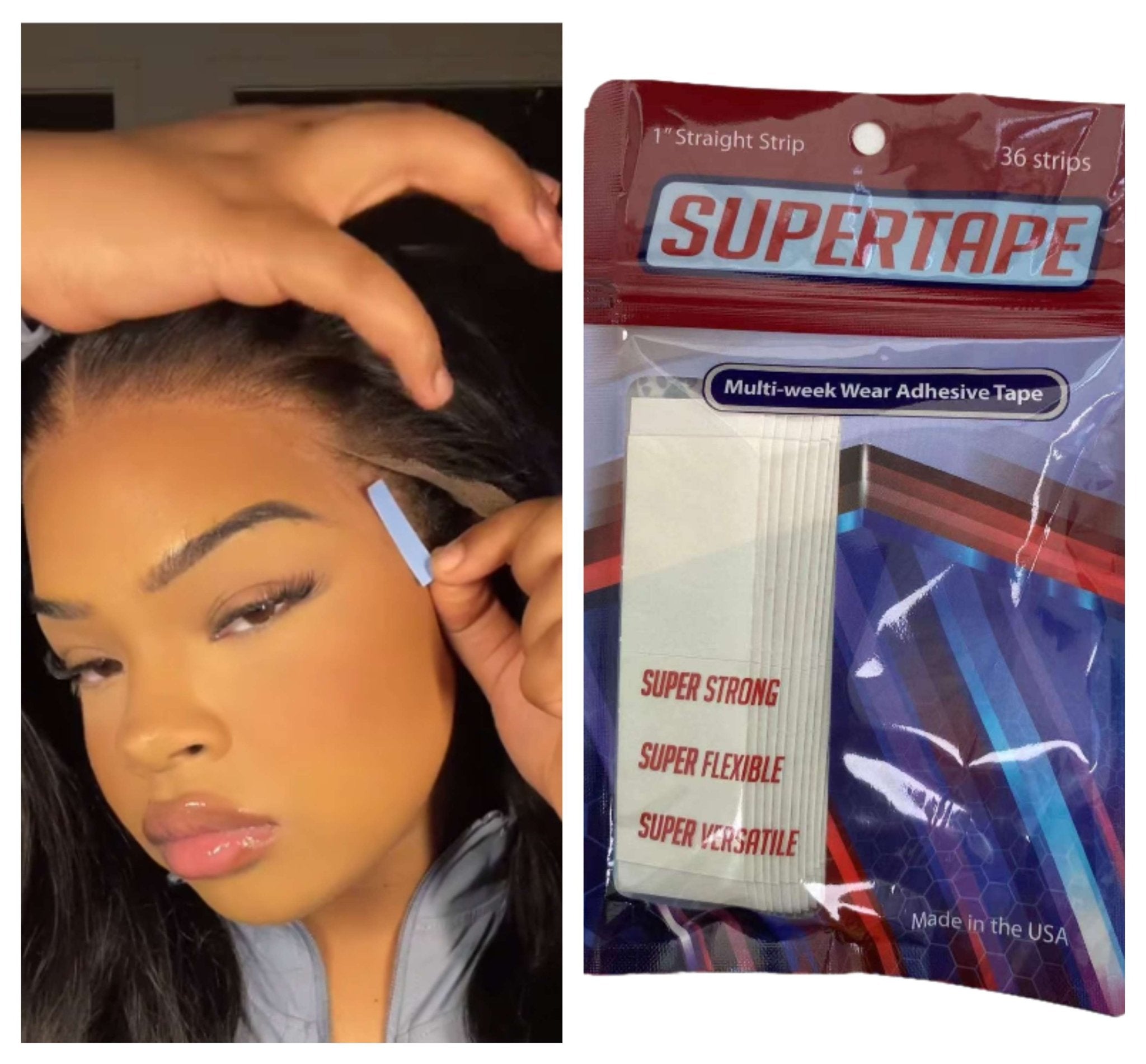 Ultra-fix 36 Adhesive strips for wigs: Strong & easy fixing – Miami ...
